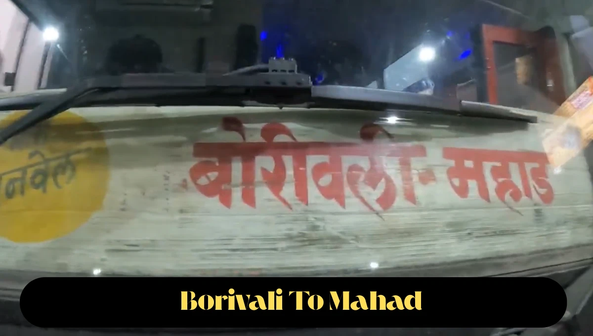 Borivali To Mahad Bus Journey - MSRTC Bus