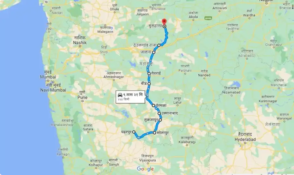 Pandharpur to Buldhana Bus Journey - MSRTC Bus
